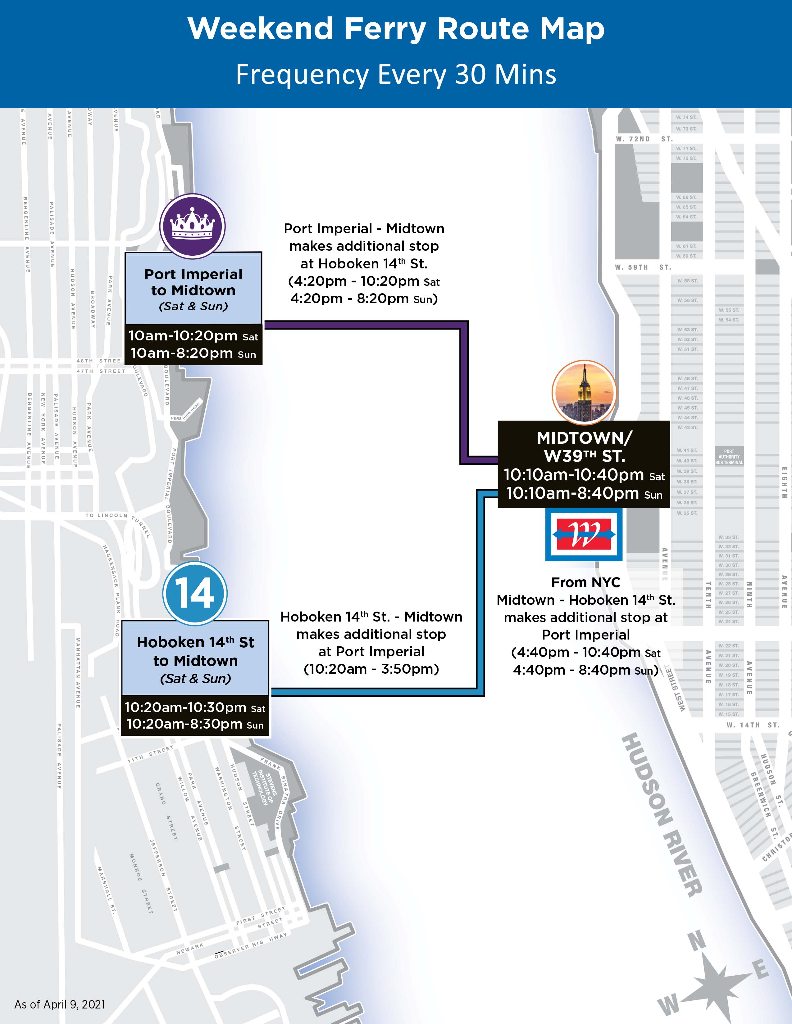 Weekend Service to Midtown & Downtown