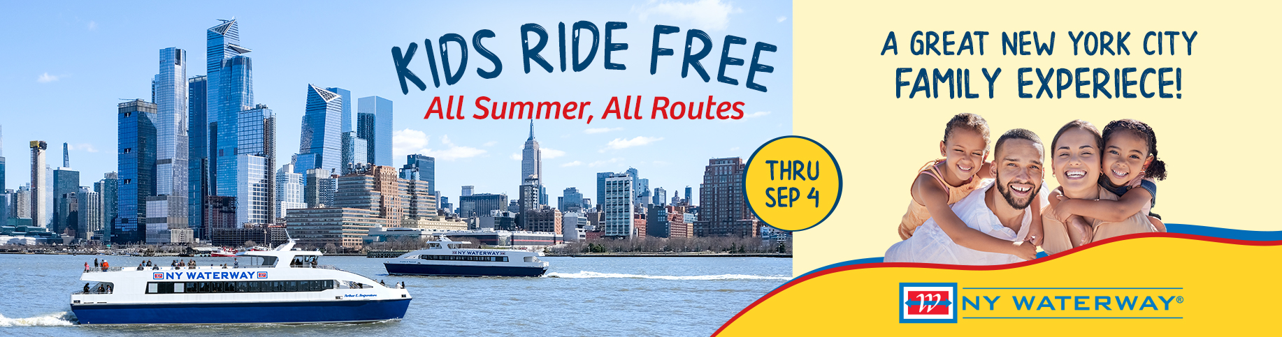 Kids Ride Free for the Summer!